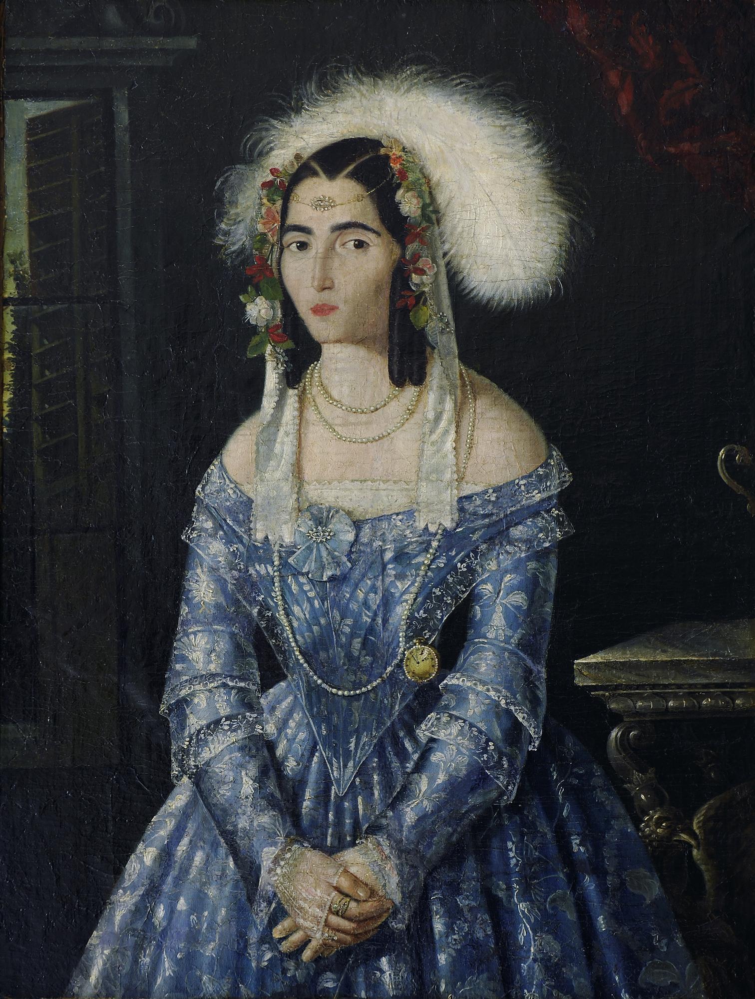 Portrait of a Lady with Feather - National Gallery