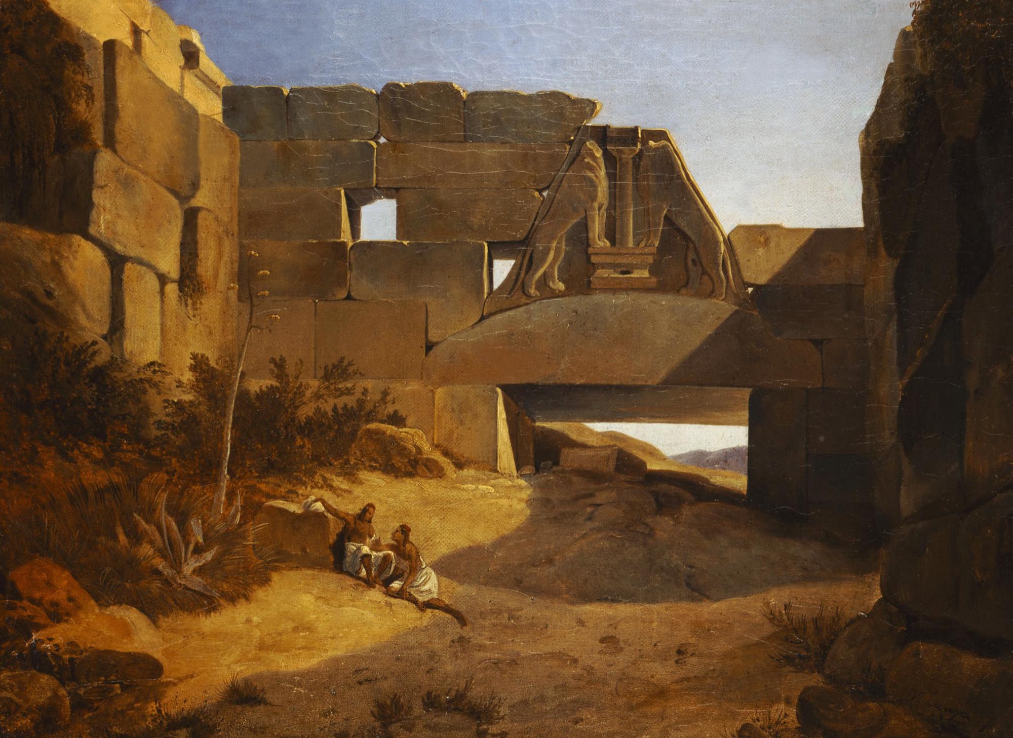 The Lion Gate before the Excavations - National Gallery