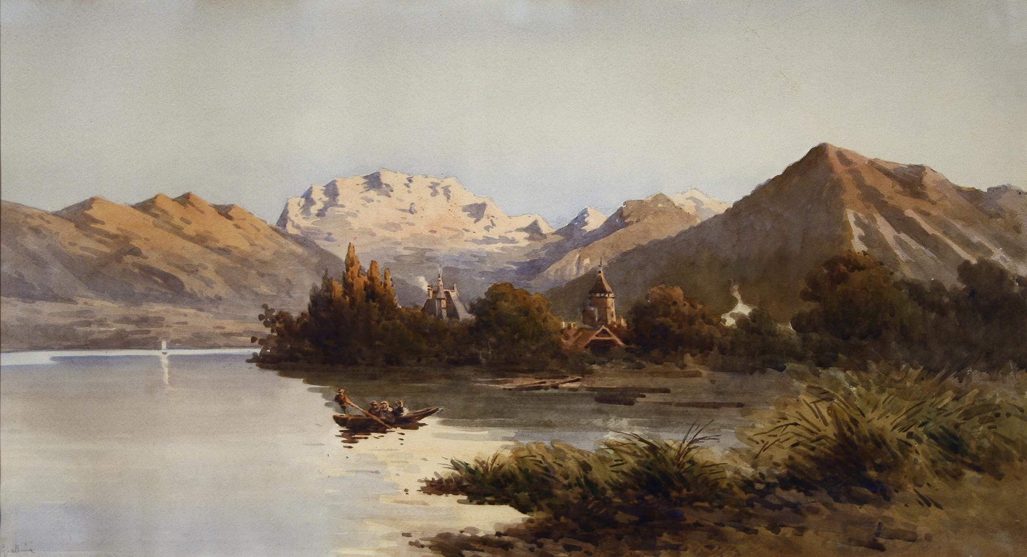 Lake in Northern Italy - National Gallery