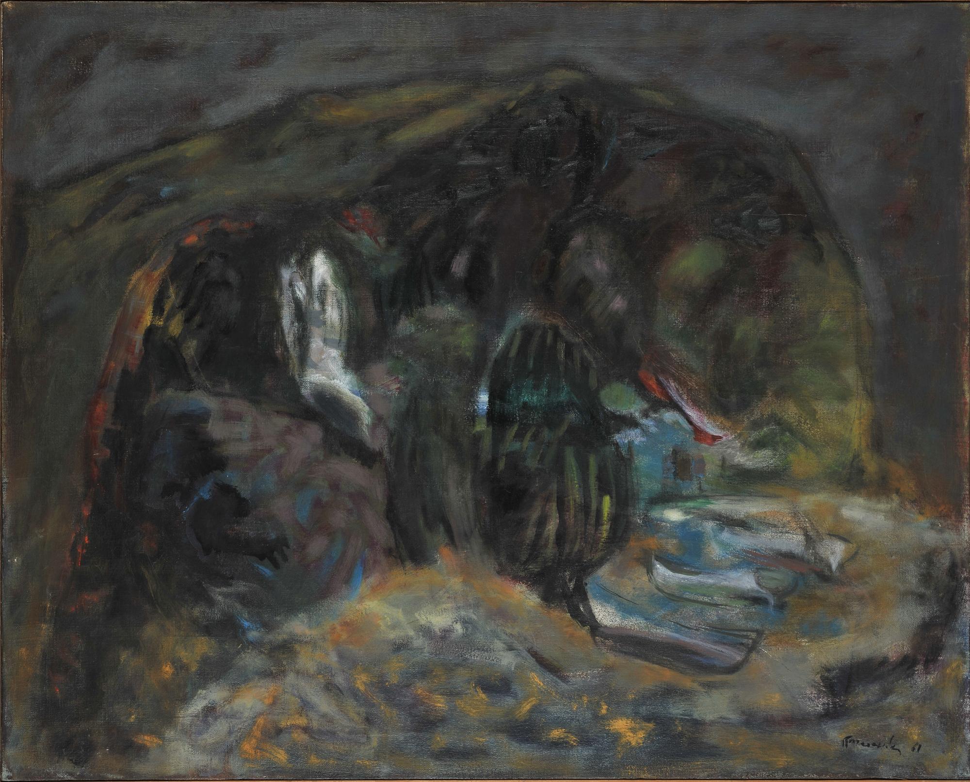 Landscape with rocks - National Gallery