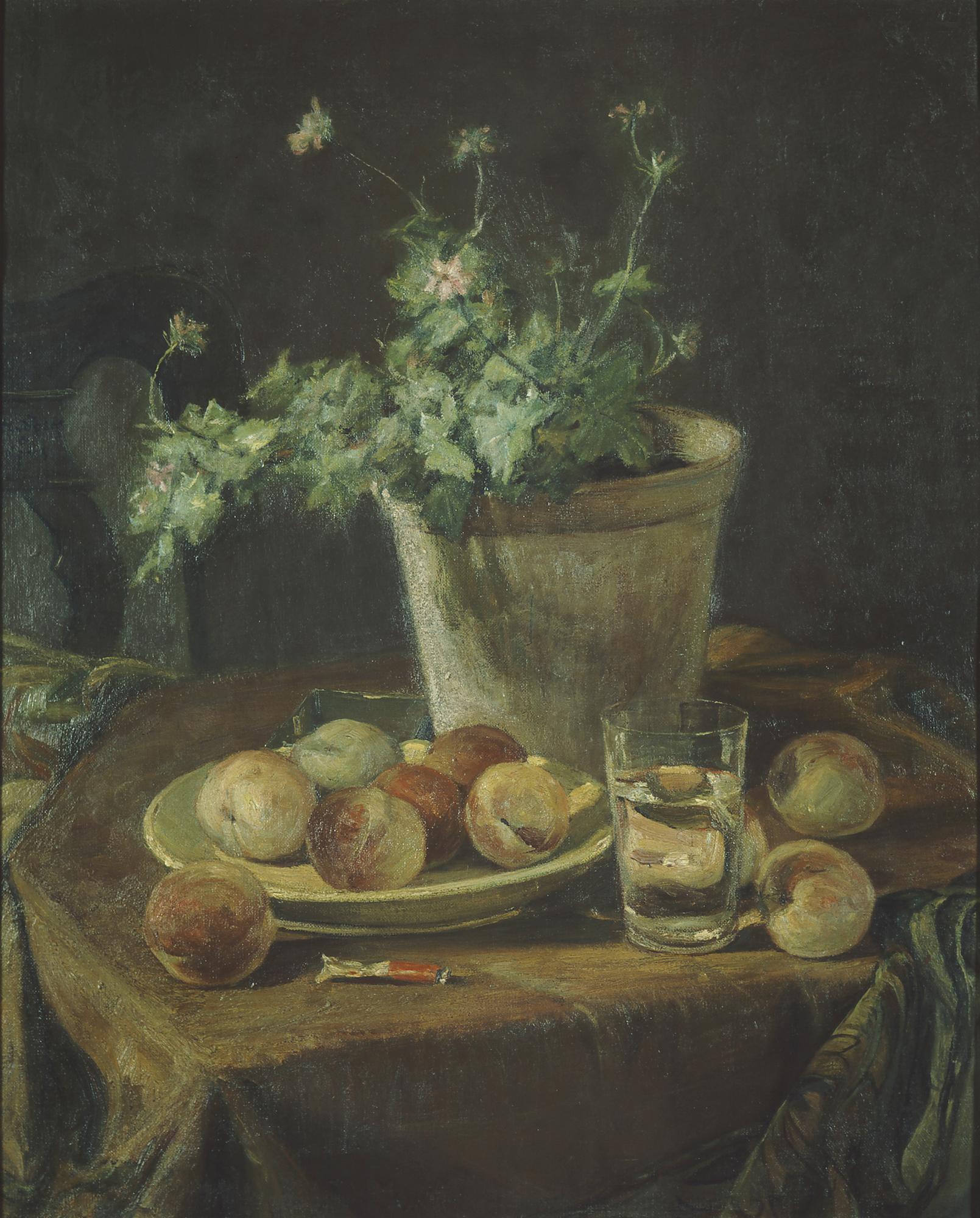 Still Life with Pot and Peaches - National Gallery