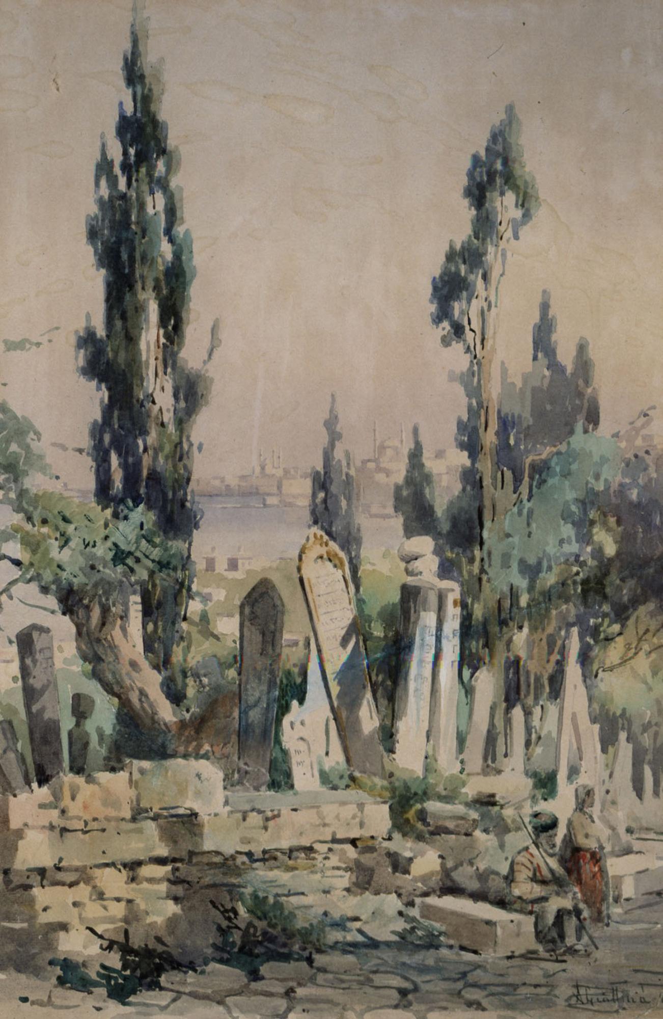 Τουρκικό νεκροταφείο - Εθνική Πινακοθήκη