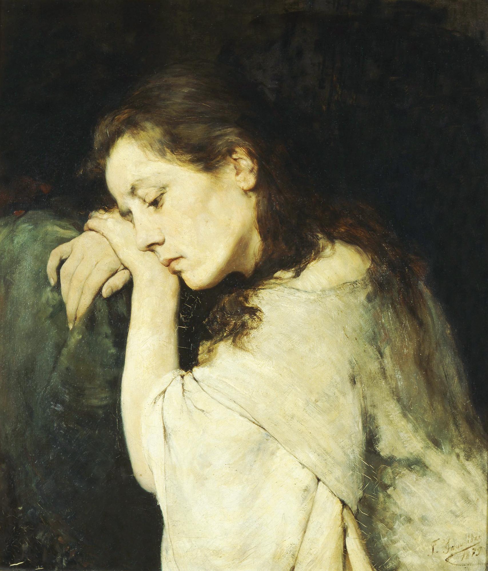 Sad Girl - National Gallery