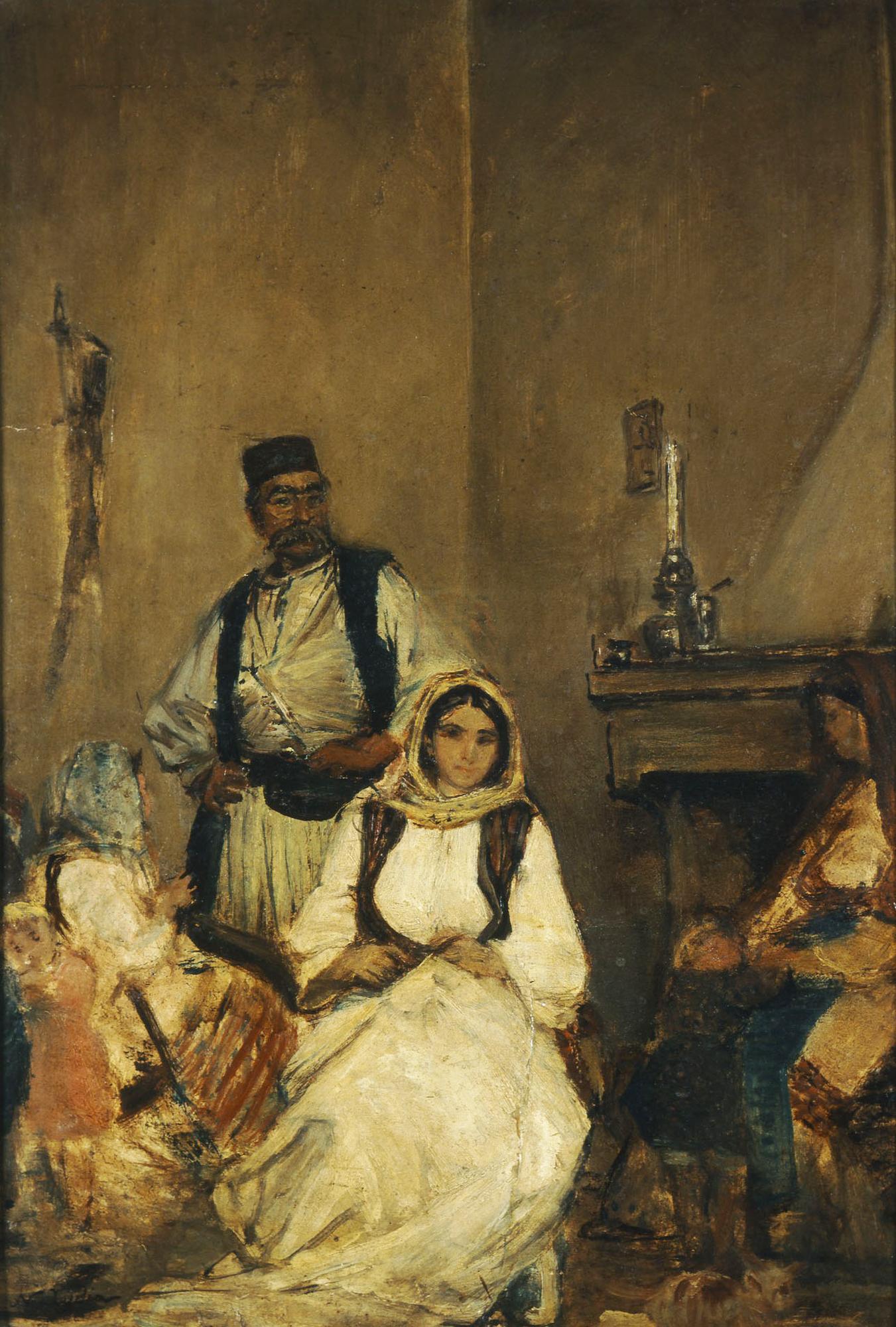 Οικογένεια στο τζάκι - Εθνική Πινακοθήκη