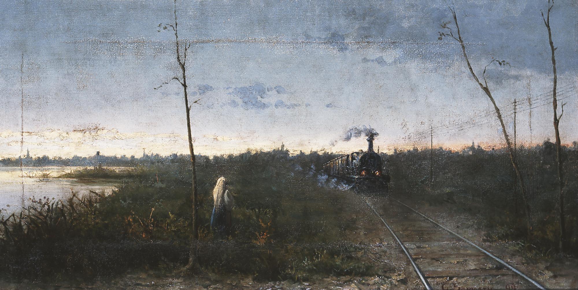 Landscape with a Train - National Gallery