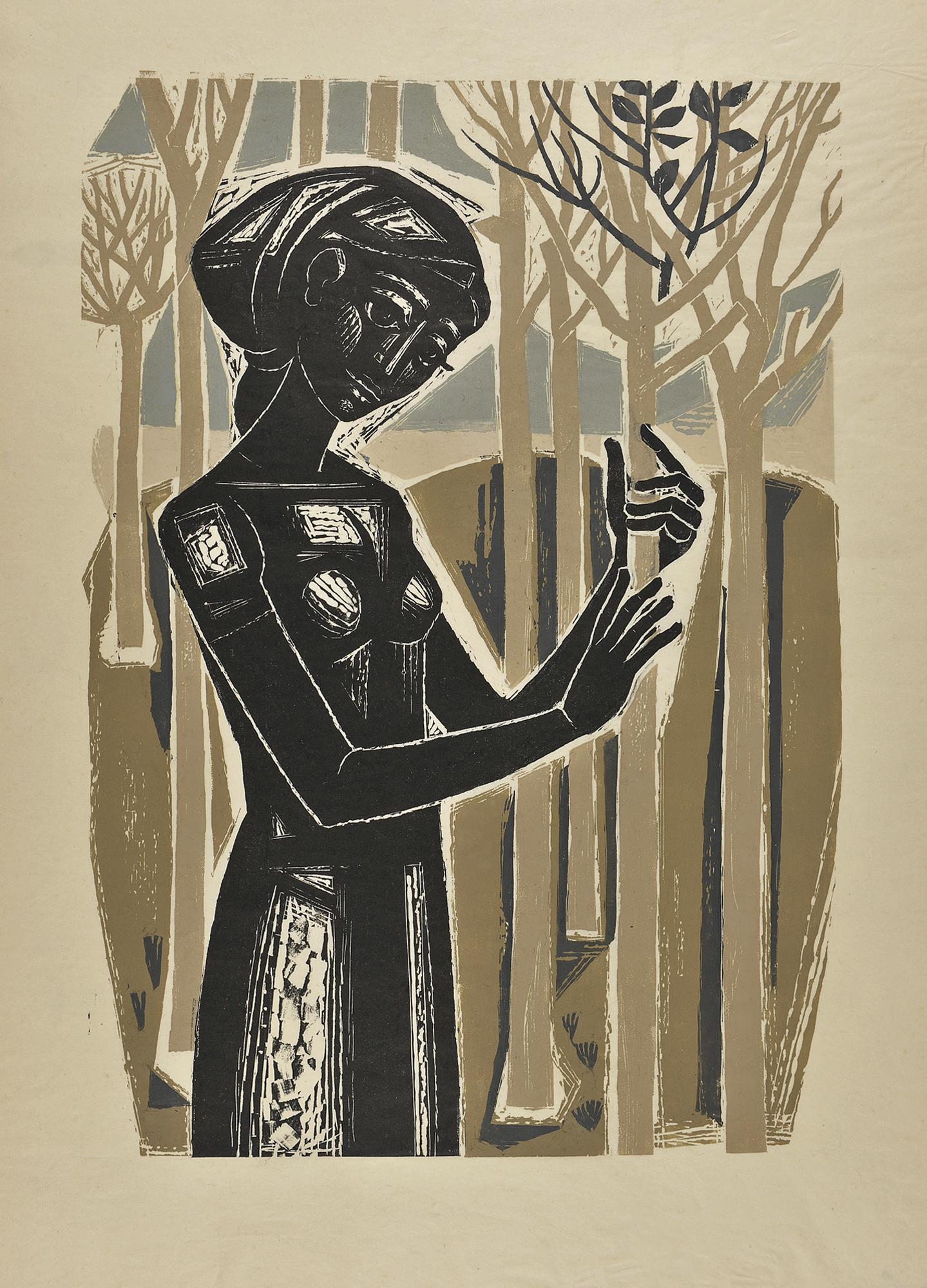 The Girl with the Little Trees - National Gallery