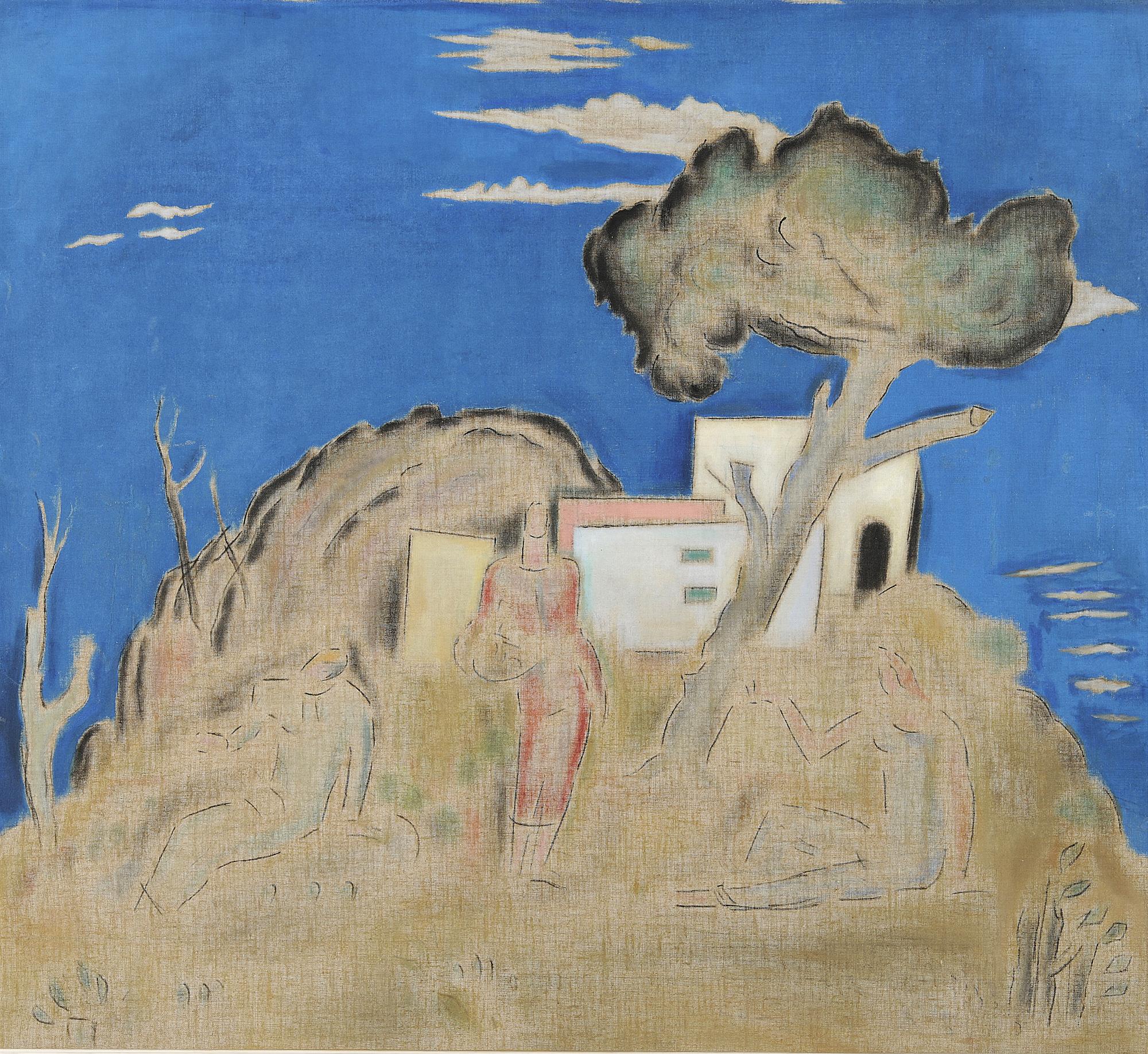 Landscape with Three Figures - National Gallery