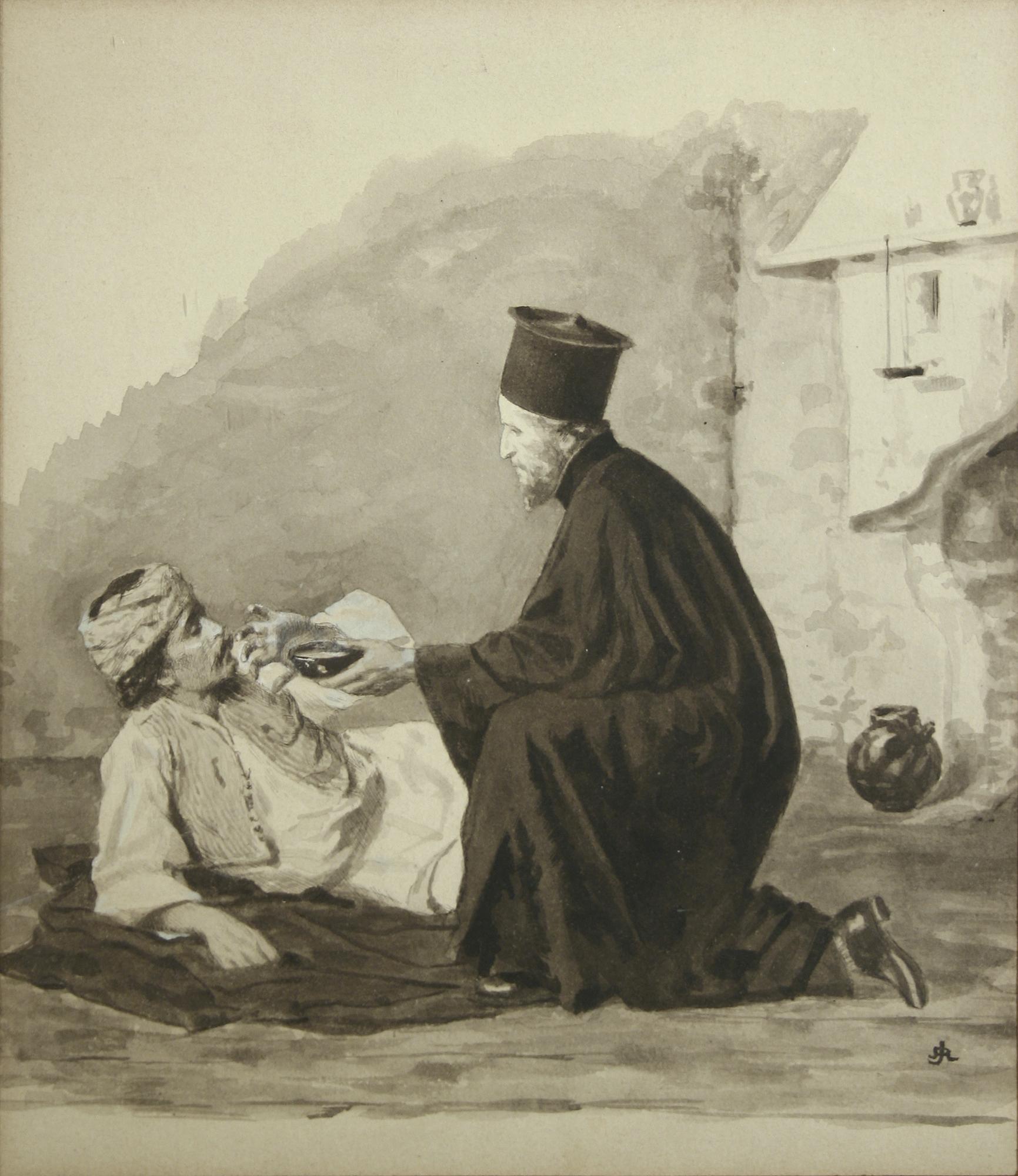 Father-Seraphim Caretaking Christos - National Gallery