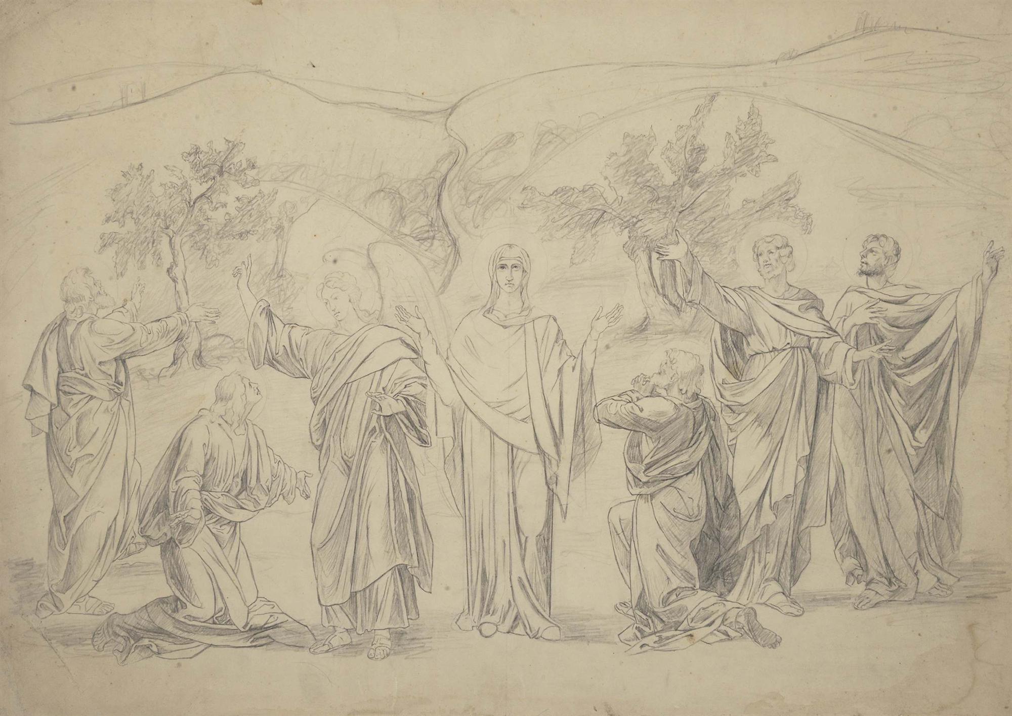 The Ascension’s Message (Part with the Virgin, the Angel and five ...