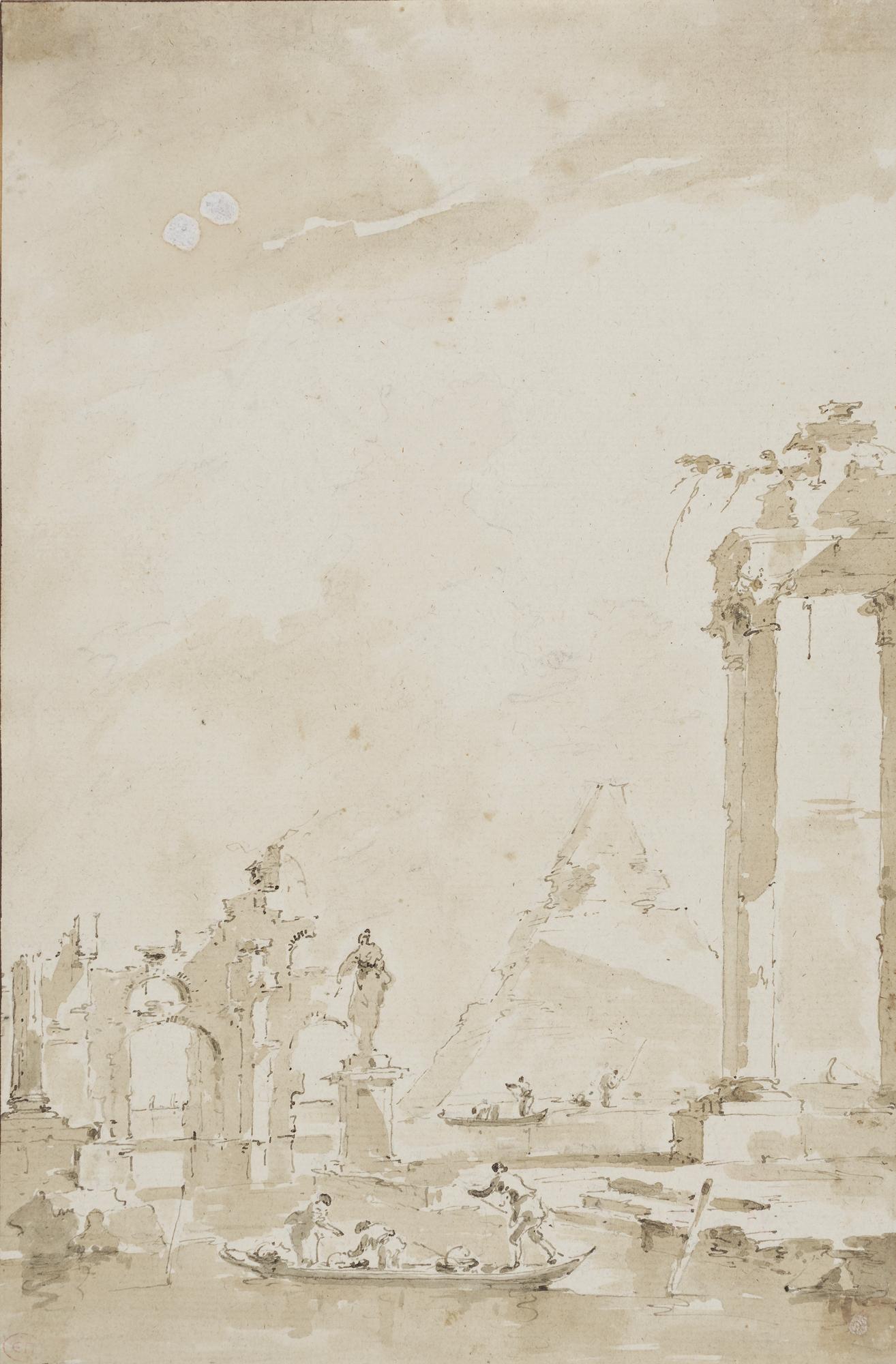 Capriccio [Imaginary Landscape with Ancient Ruins] - National Gallery
