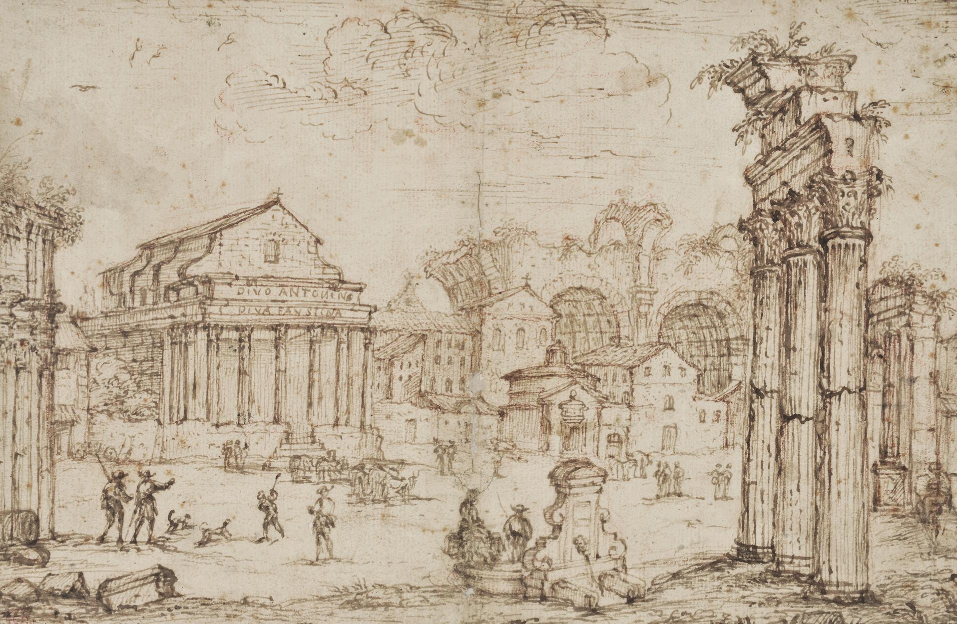 View of the Forum Romanum - National Gallery