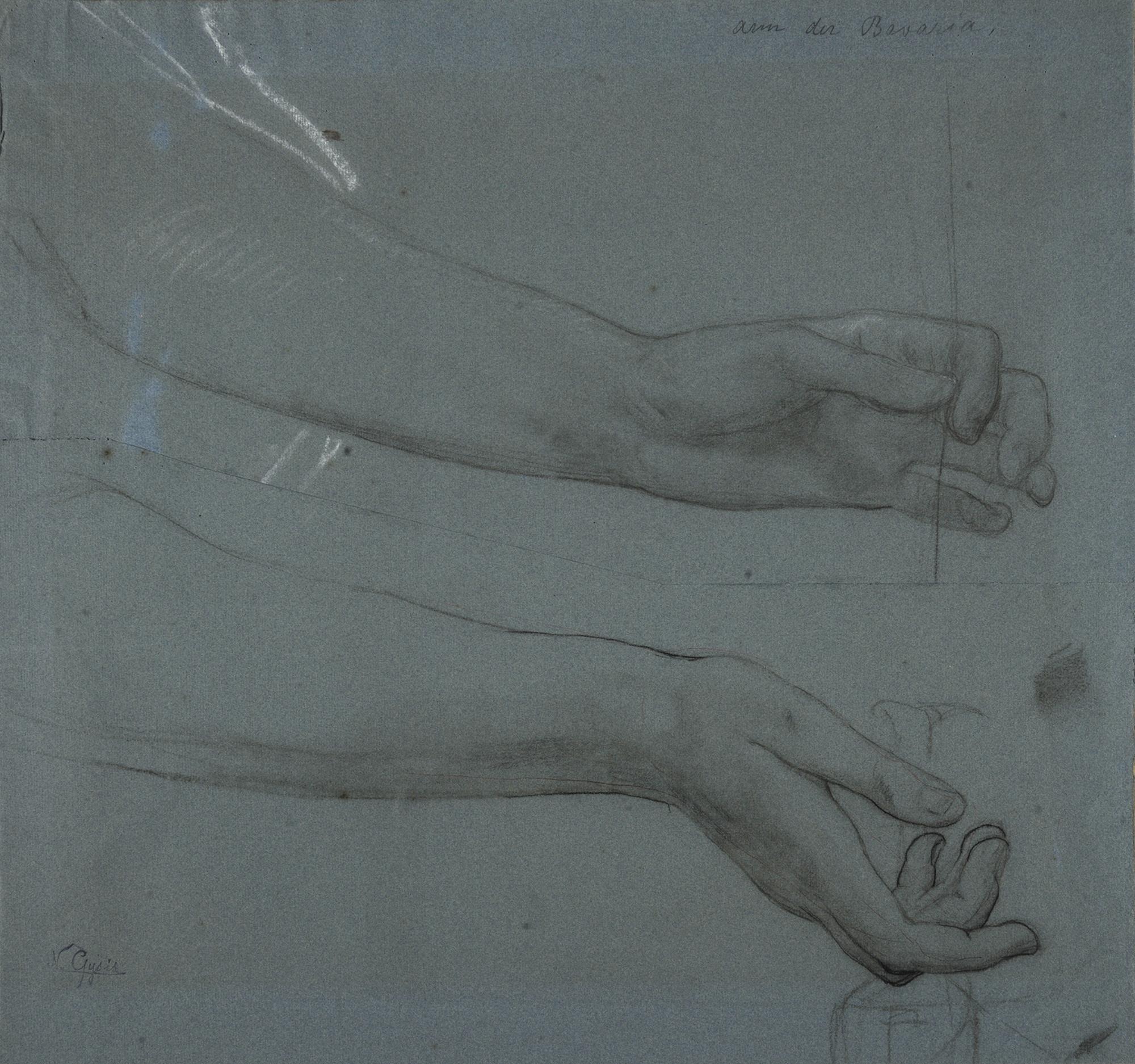 Study for "Bavaria's" Hand - National Gallery