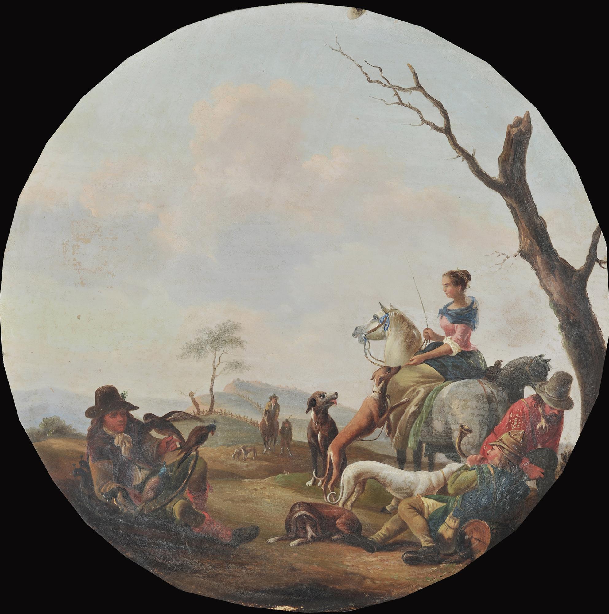 Ανάπαυση από το κυνήγι με γεράκια - Εθνική Πινακοθήκη