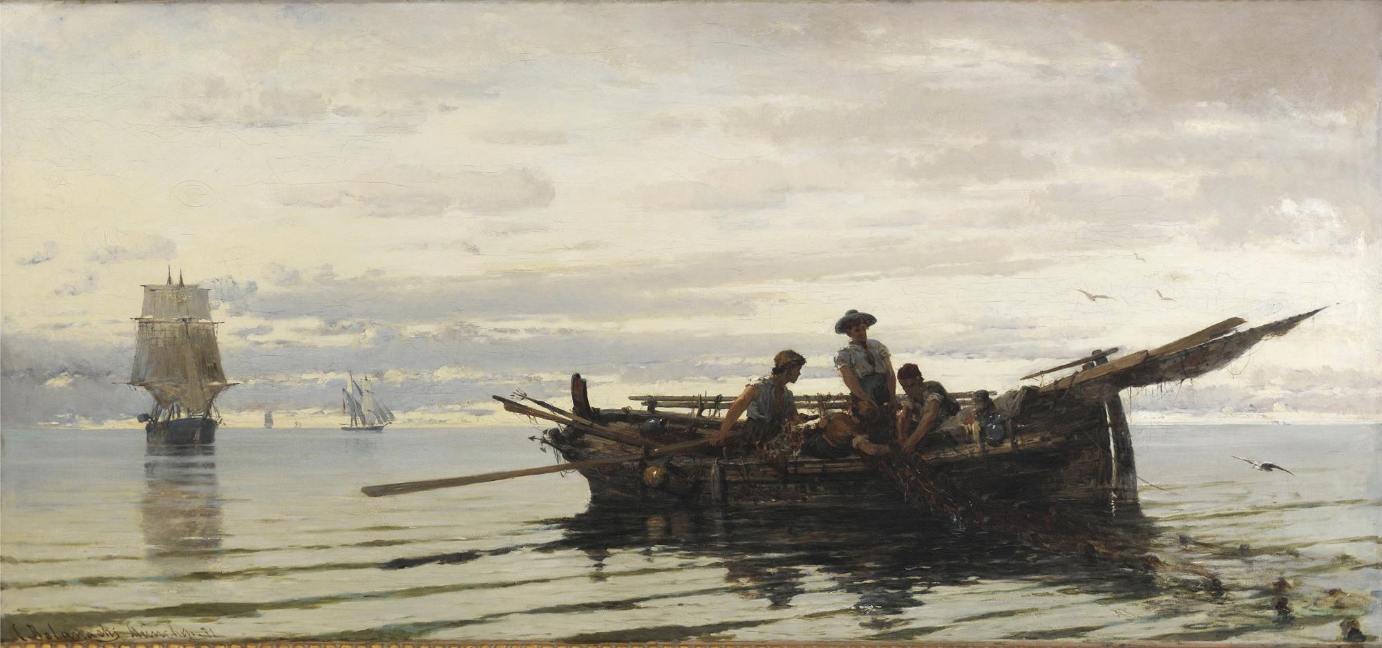 Collecting the Nets - National Gallery