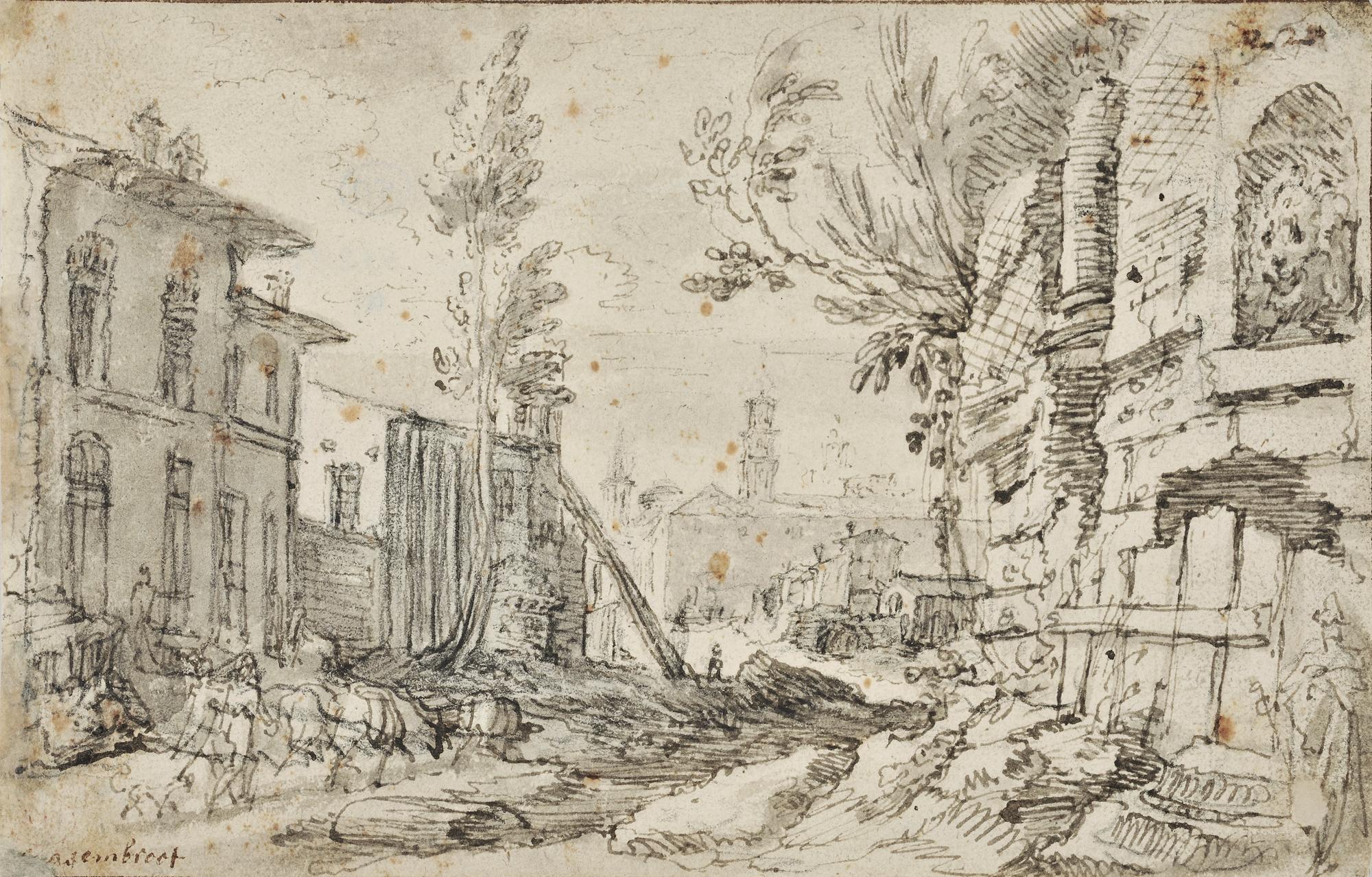 Italian Landscape (Malta or Sicily?) - National Gallery