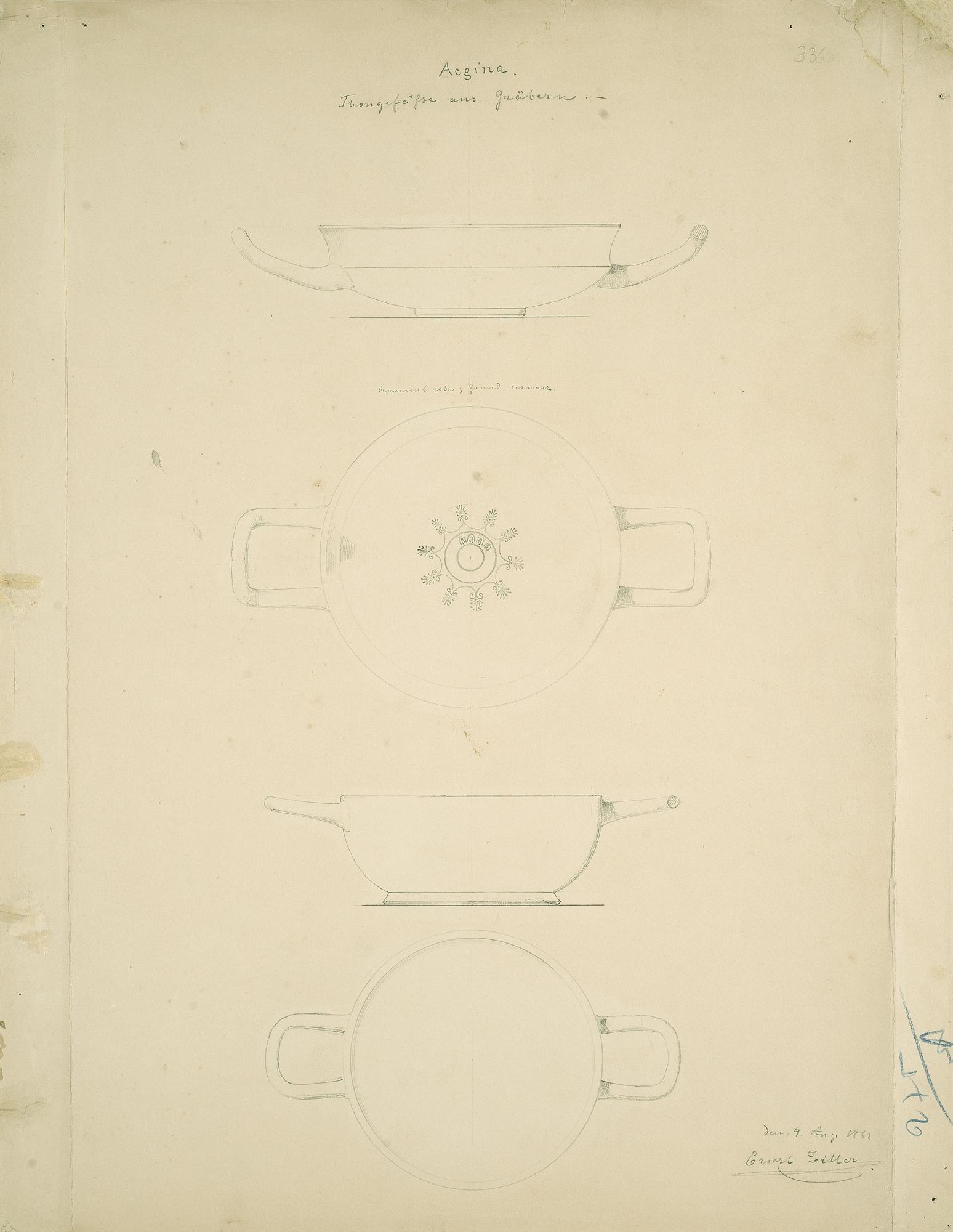 Red-Figured Chalices, Red-Figured Grave Goods from Aegina - National ...