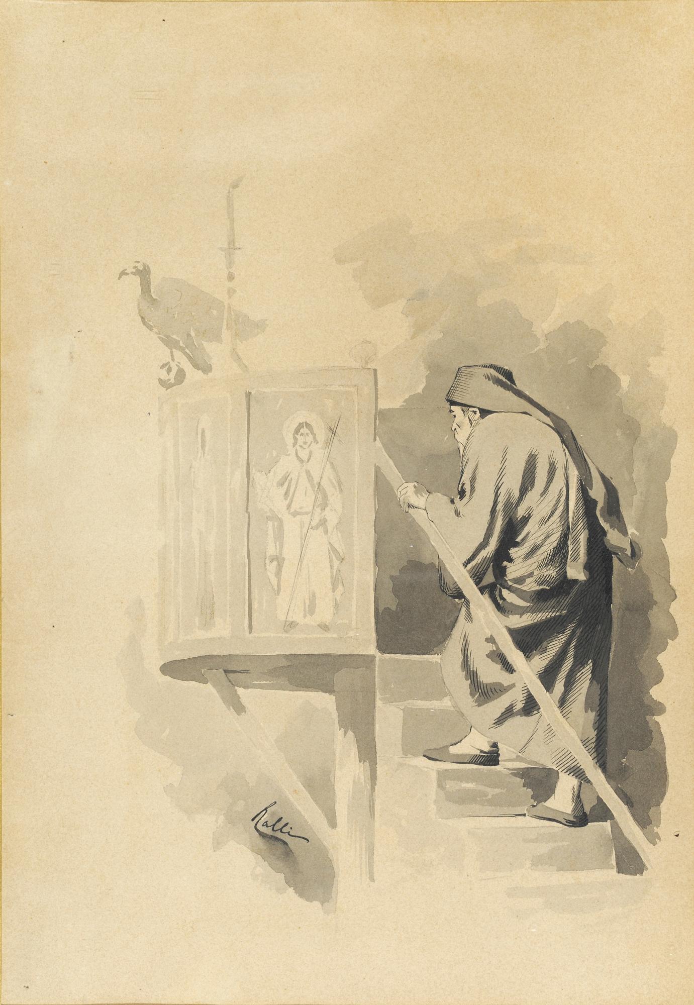 "Το πλήρωμα της εκκλησίας είδε μετ' απορίας τον ιερέα αναβαίνοντα επί ...