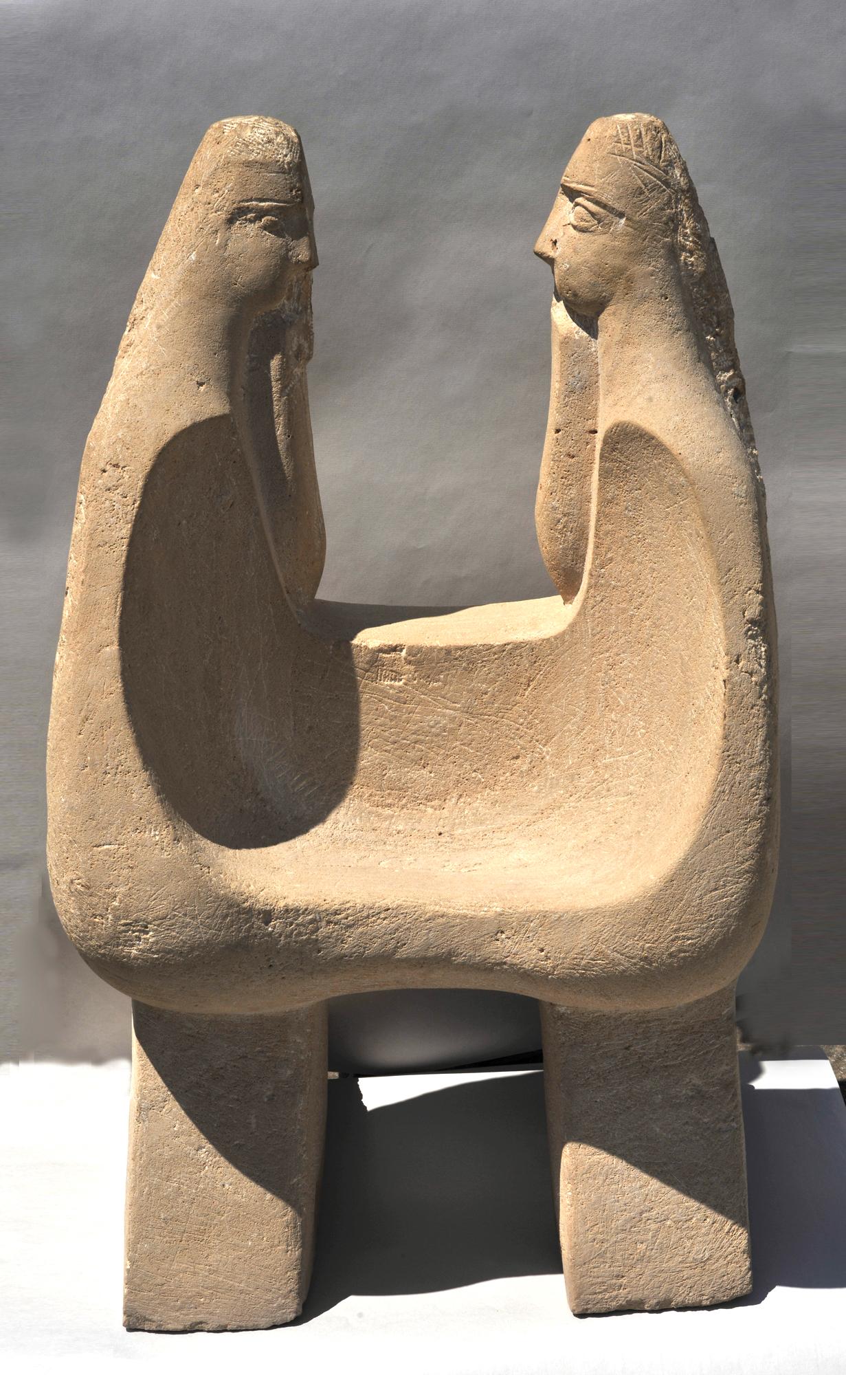 Anthropomorphic Seat (Couple) - National Gallery