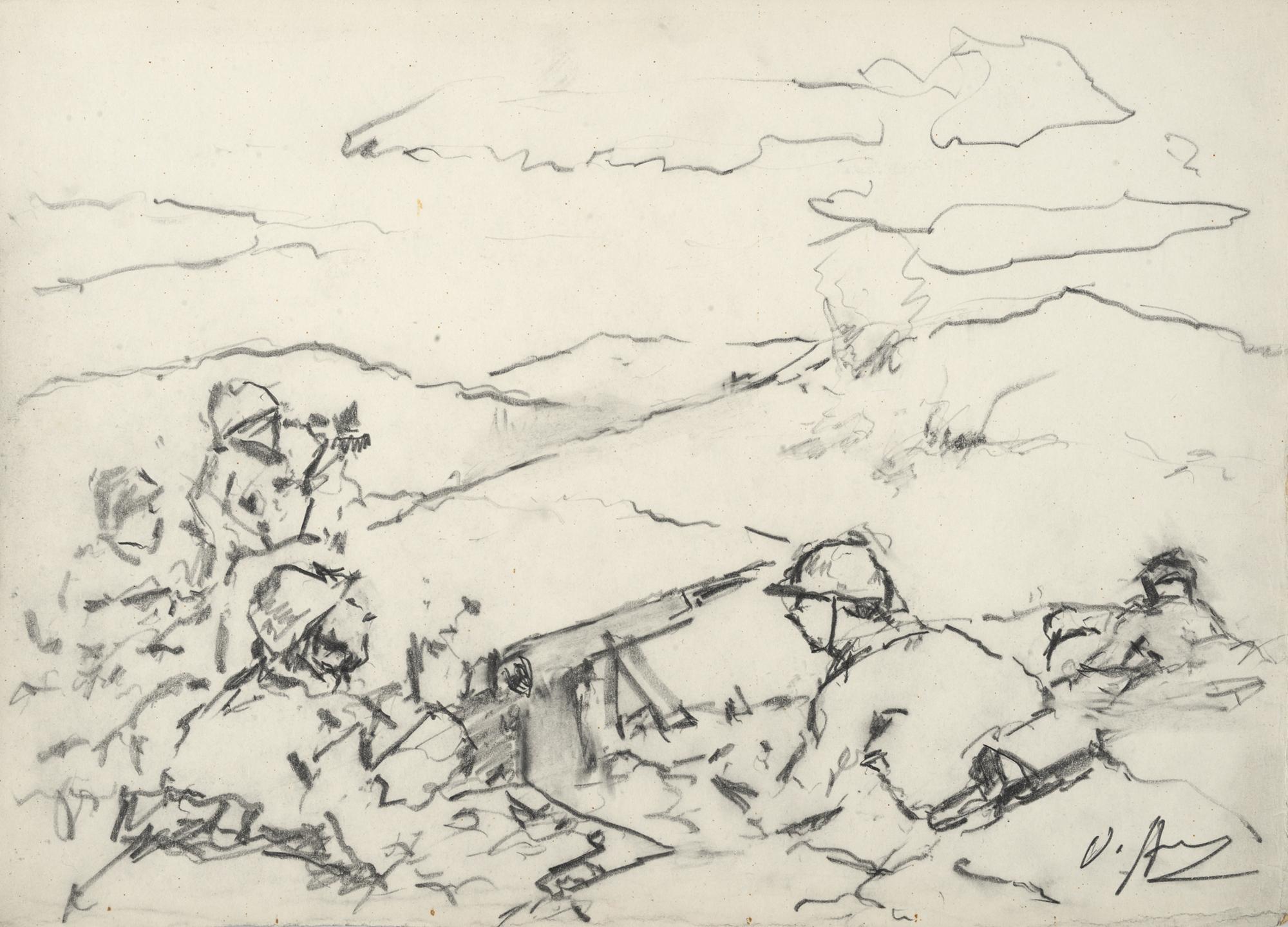 Drawing from the Balkan Wars - National Gallery