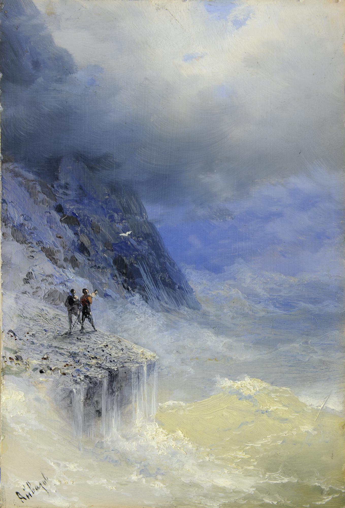 Men on Rocks - National Gallery