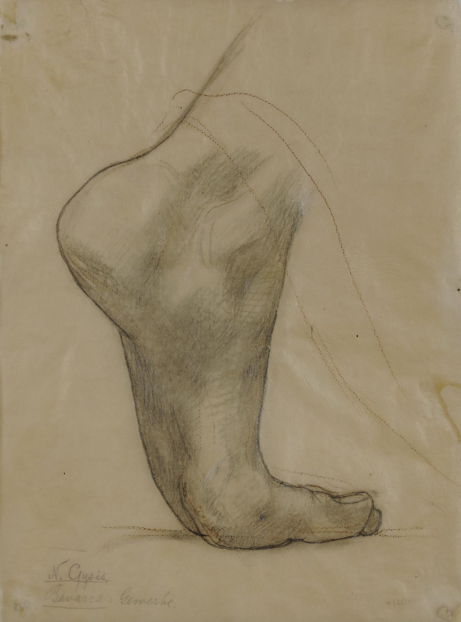 Study of a Foot for the "Crafts" - National Gallery